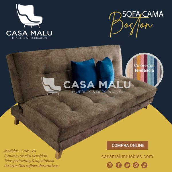 Sofa Cama Boston - Casa Malu Muebles